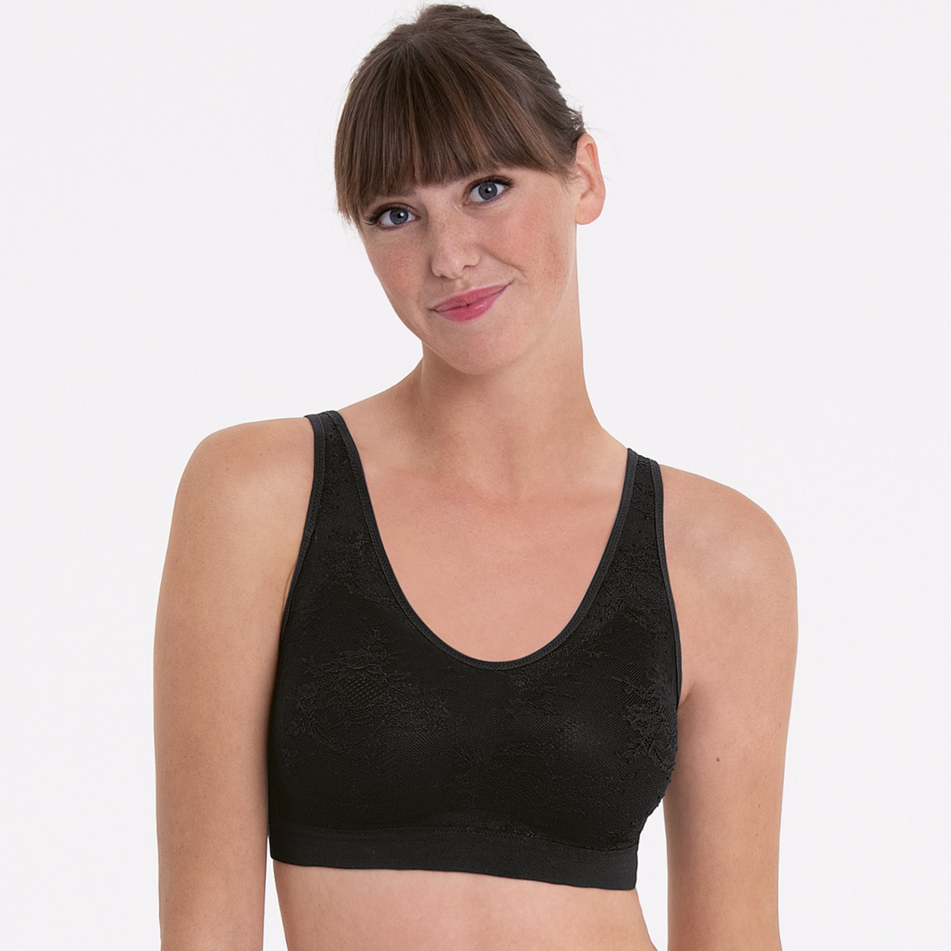 Essential Lace Post Mastectomy Bralette - Black – My Bare Essentials