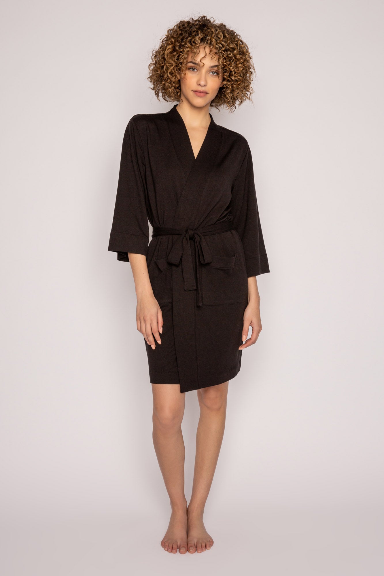 Jammie Essentials Robe - Black – My Bare Essentials