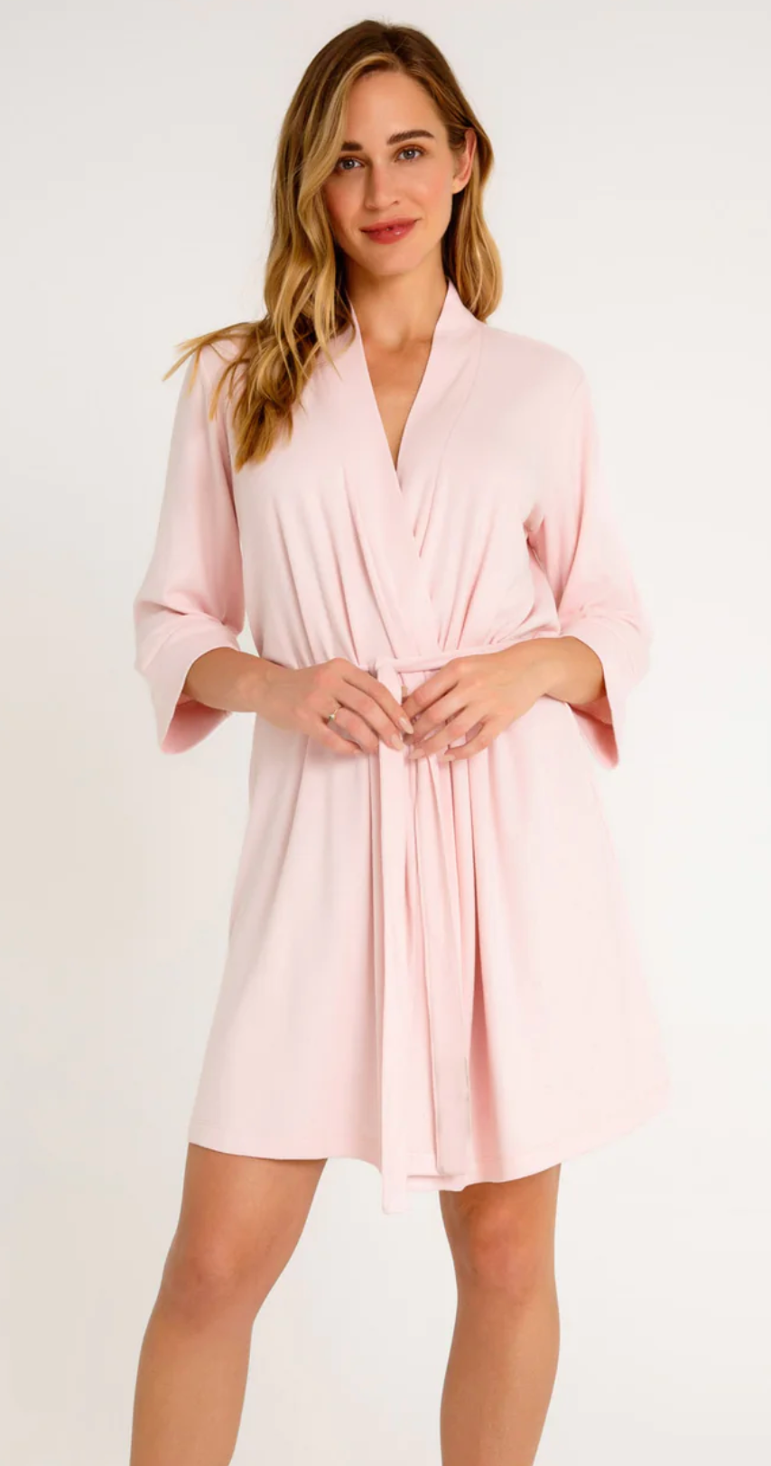 Pointelle Hearts Robe in Pink Dream by PJ Salvage – My Bare Essentials