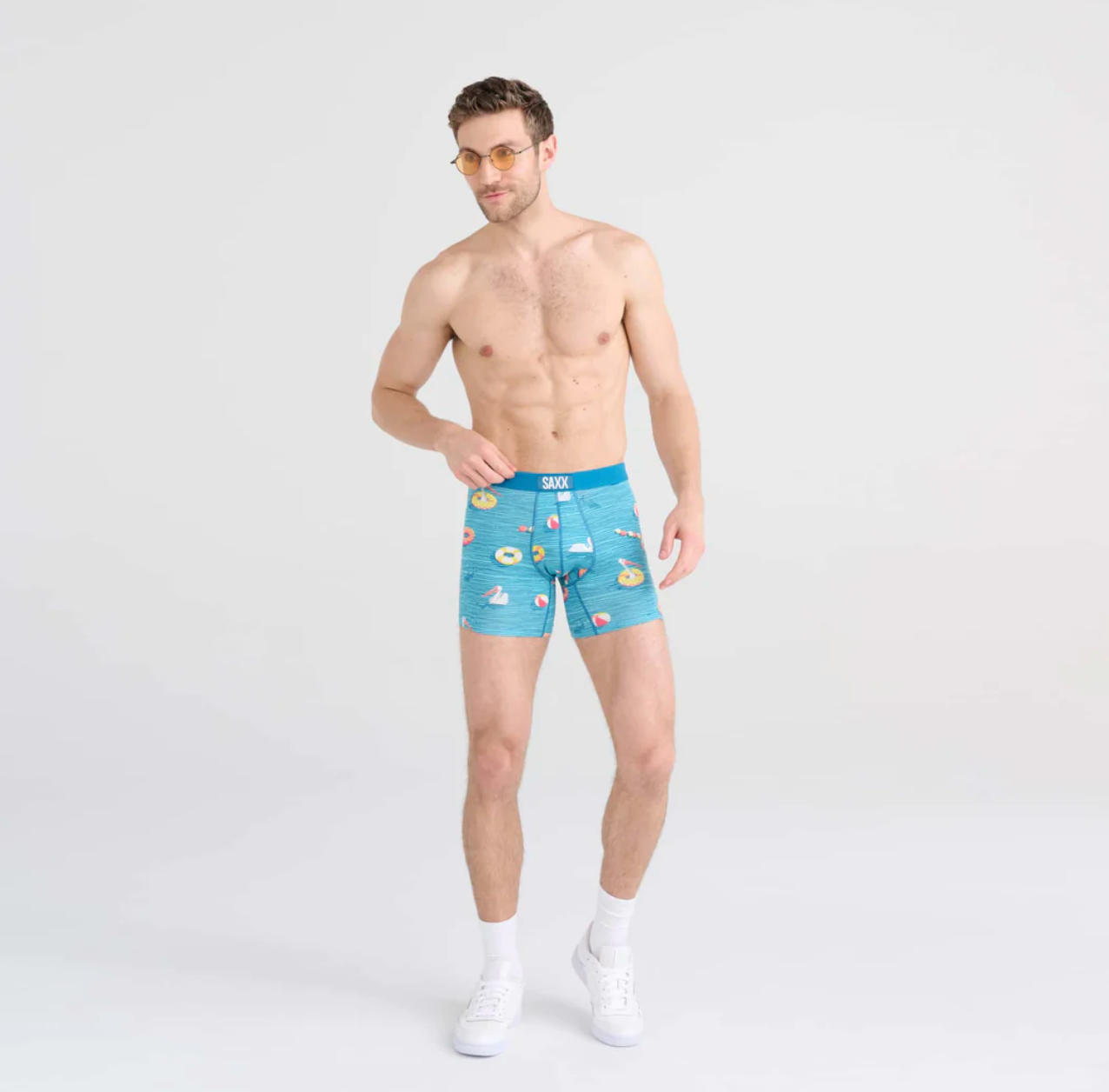 Vibe Super Soft Jersey Boxer Brief In Swimmers / Sea Level by SAXX – My ...